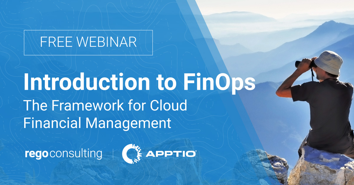 Apptio Webinar -Introduction to FinOps - August 2023